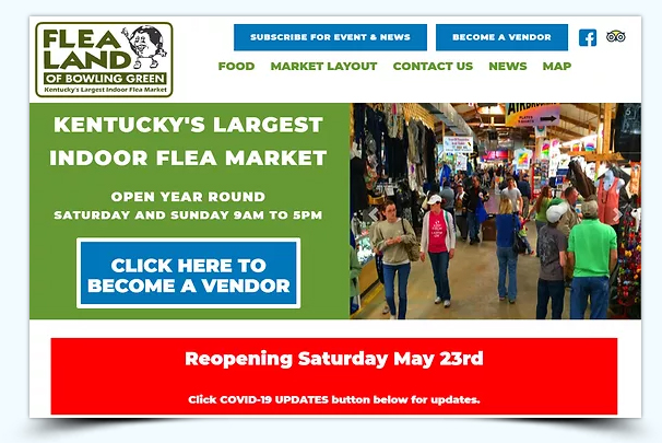 Website Services for Flea Markets | Website Development for Flea Markets